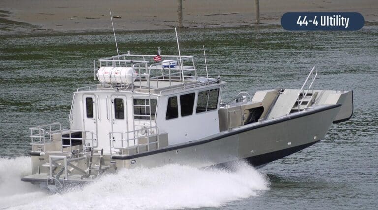 Munson 44' Series / Custom welded aluminum boats.