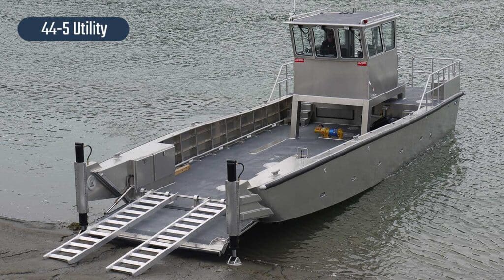 Munson 44' Series / Custom welded aluminum boats.