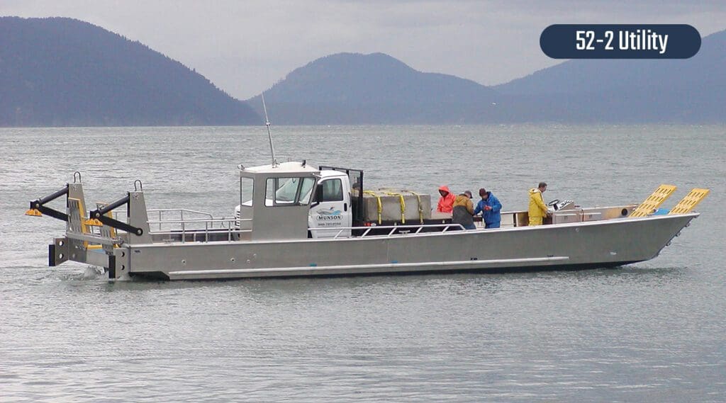 Munson 52' Series / Custom welded aluminum boats.