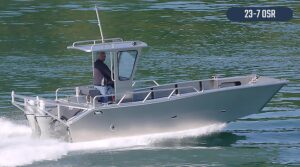 Munson 23' Series / Custom welded aluminum boats.