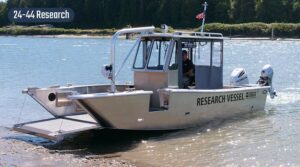 Munson 24' Series / Custom welded aluminum boats.