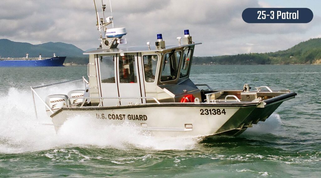 Munson 25' Series / Custom welded aluminum boats.