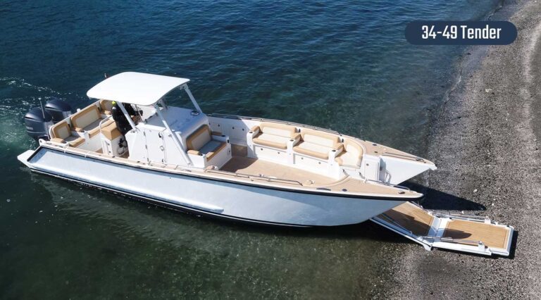 Munson 34' Series / Custom welded aluminum boats.