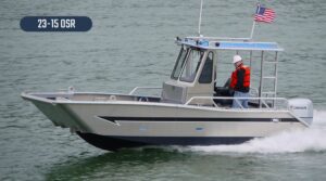 Munson 23' Series / Custom welded aluminum boats.